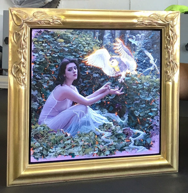 An Ethereal Gilded Frame for Rodrigo Luff's Art - Frames and Stretchers ...