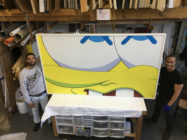 Framing Feature: KAWS - Frames and Stretchers - Custom Framing Shop in NYC