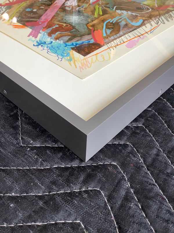 Welded Aluminium Frames for Paintings in New York - Frames and ...