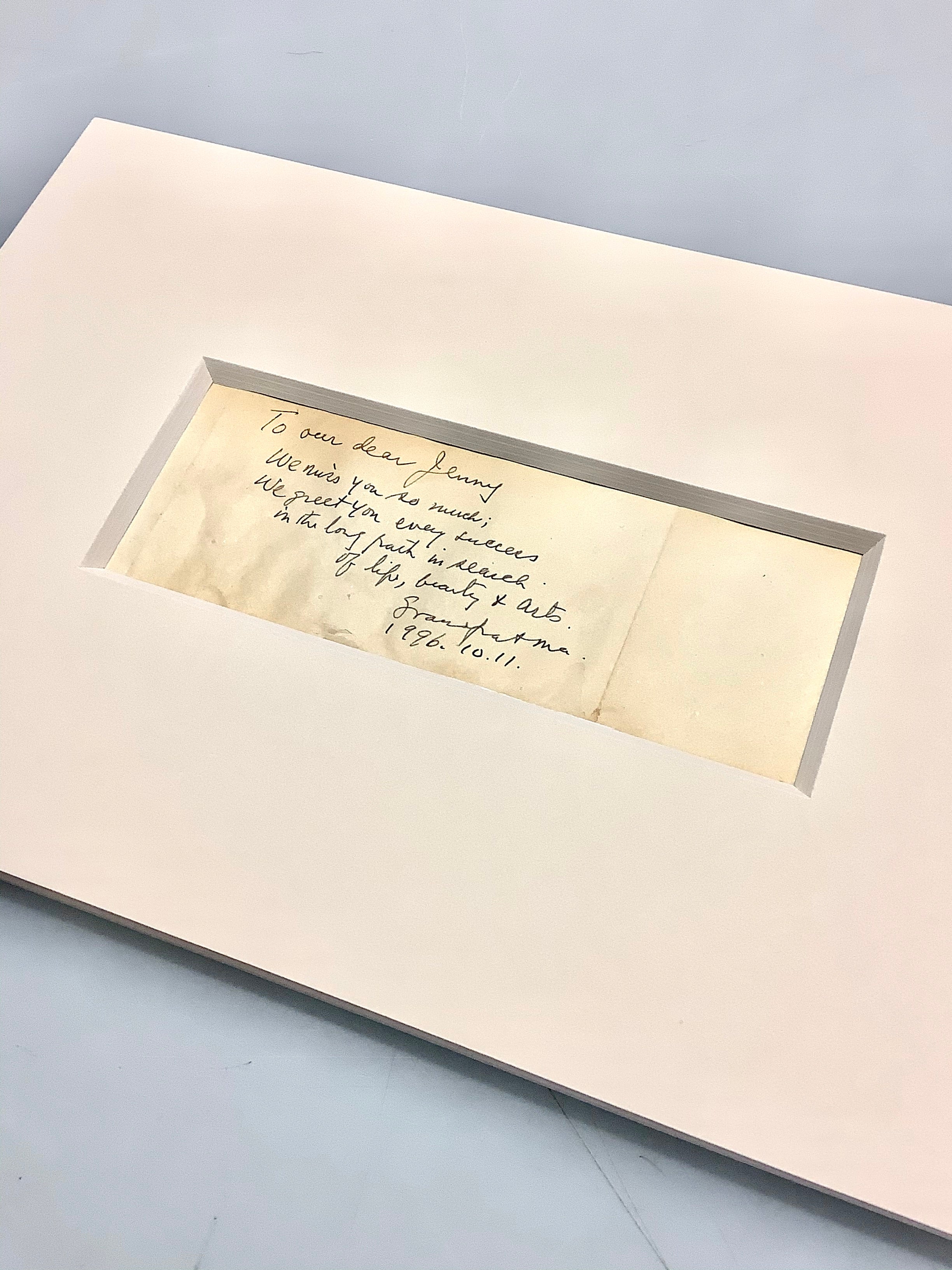 Perimeter Mounting for Art on Paper - Frames and Stretchers - Custom ...