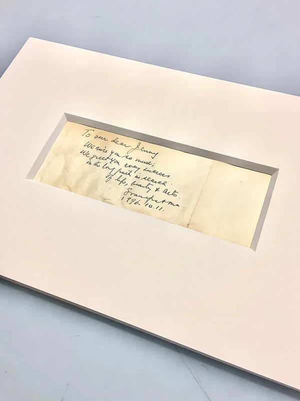 Perimeter Mounting for Art on Paper - Frames and Stretchers - Custom ...